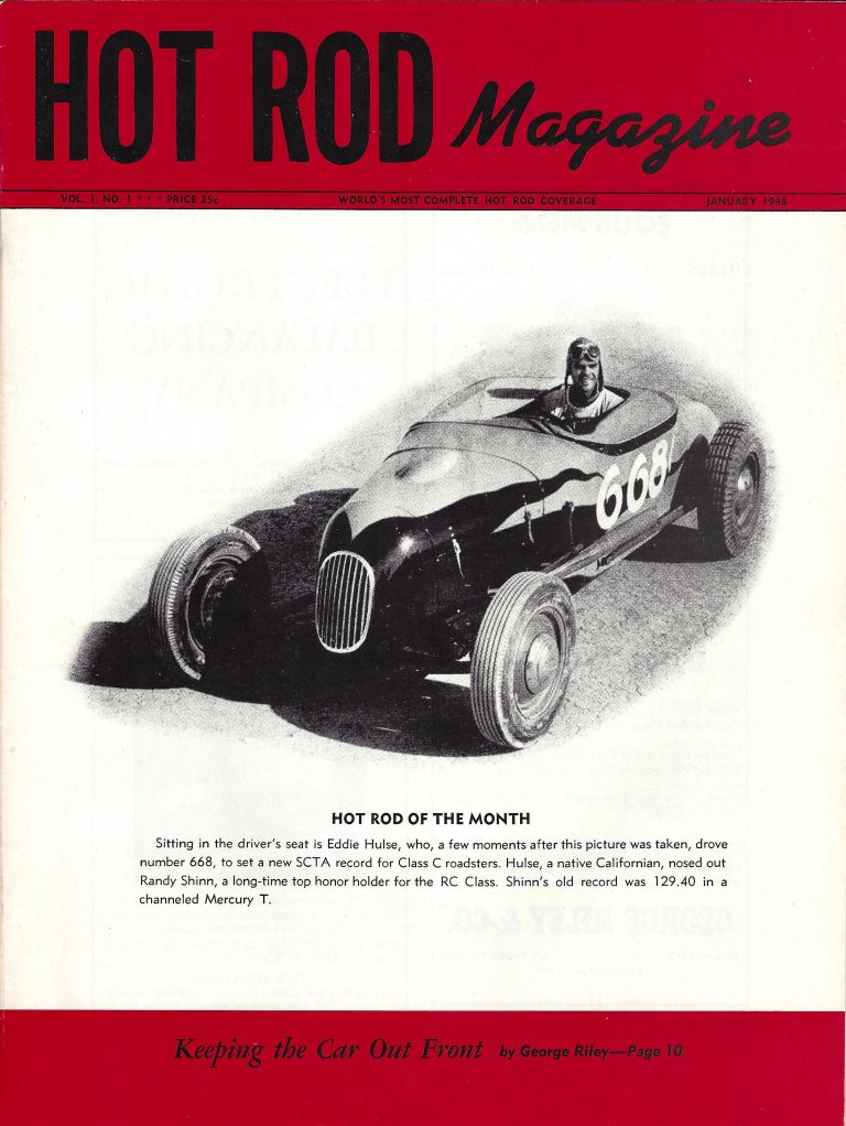 1-6 HOT ROD first cover January 1948 - Matt Stone Cars